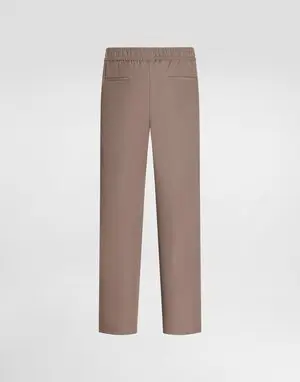 Dolce & Gabbana Wool Poplin Jogging Trousers - Brown