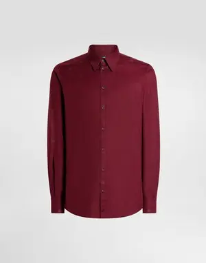 Dolce & Gabbana Logo-print Martini Poplin Shirt - Multicolor