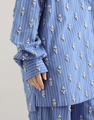 Dolce & Gabbana Cotton Shirt With Embroidery - Multicolor