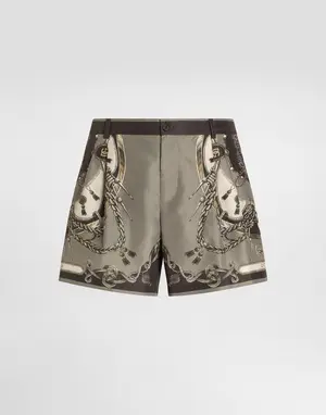 Dolce & Gabbana Printed Swim Shorts - Multicolor
