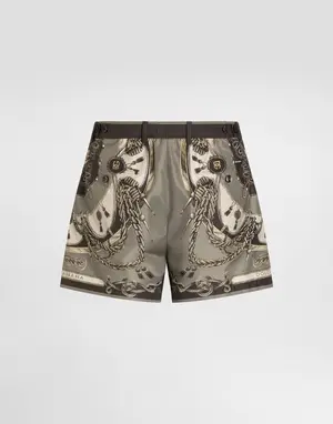 Dolce & Gabbana Printed Swim Shorts - Multicolor