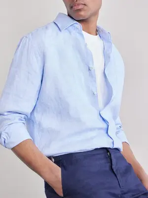SLOWEAR Linen Shirt - Blue