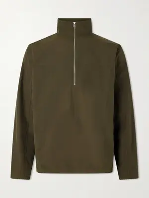 DISTRICT VISION Shell Half-zip Windbreaker Jacket - Green