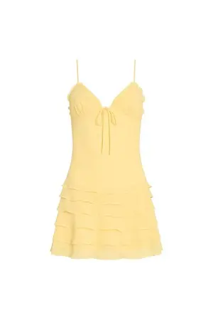 Amanda Uprichard Mirabelle Romper - Daffodil