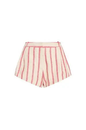 Amanda Uprichard Jeremiah Short - Red Stripe
