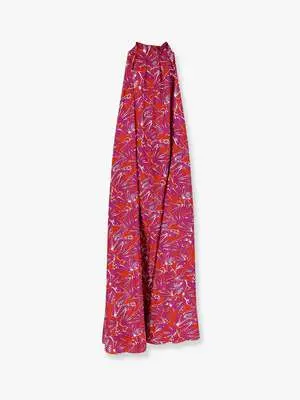 Max Mara Mxmcartone Long Dress - Red
