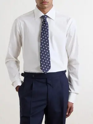 DE PETRILLO Cotton-poplin Shirt - Neutrals