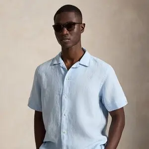 Ralph Lauren Classic Fit Linen Camp Shirt
