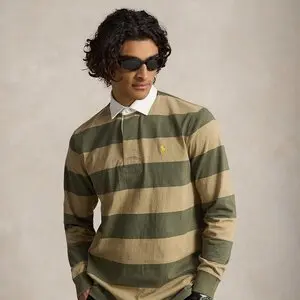 Ralph Lauren The Iconic Rugby Shirt - Olive/tan