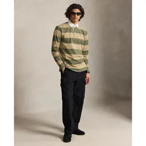 Ralph Lauren The Iconic Rugby Shirt - Olive/tan