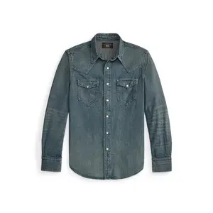 Ralph Lauren Lim Fit Denim Wetern Hirt