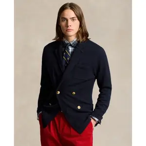 Ralph Lauren Cashmere Knit Polo Blazer Cardigan