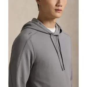 Ralph Lauren Performance Waffle-knit Hoodie - Perfect Grey