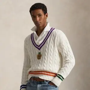 Ralph Lauren Embroidered Cricket Sweater