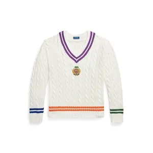 Ralph Lauren Embroidered Cricket Sweater