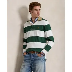 Ralph Lauren Classic Fit Khaki-collar Rugby Shirt