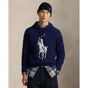 Ralph Lauren Big Pony Wool-blend Hooded Sweater