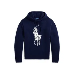 Ralph Lauren Big Pony Wool-blend Hooded Sweater