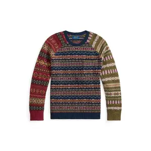 Ralph Lauren Color-blocked Fair Isle Sweater