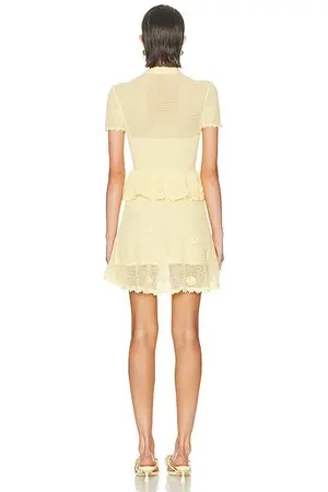 SELF-PORTRAIT Crochet Mini Dress