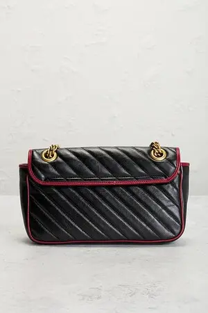 Gucci Gg Marmont Shoulder Bag - Black