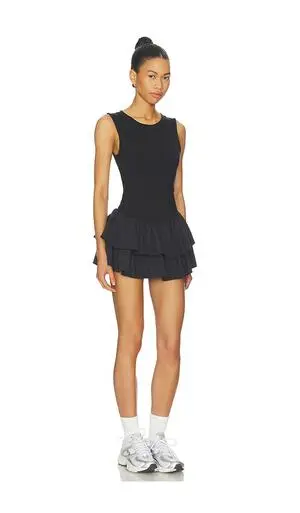 Free People Field Day Skortsie - Black