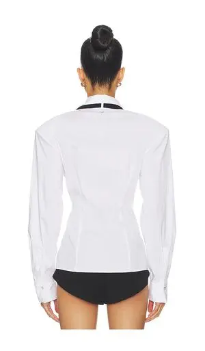 ANIYE BY Costanza Smoking Shirt - Blanc