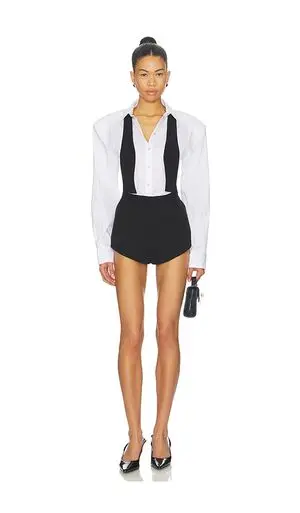 ANIYE BY Costanza Smoking Shirt - Blanc