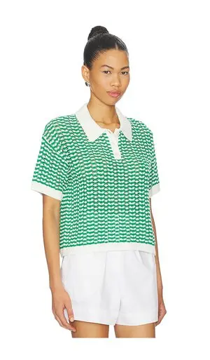 STITCHES & STRIPES Tinsley Polo Tee