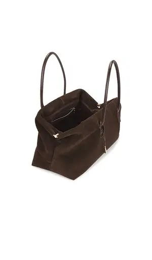 VERAFIED Suede Club Bag - Brown