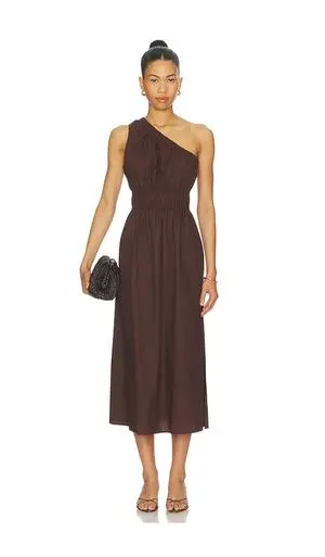 Rails Selani One-shoulder Dress - Espresso