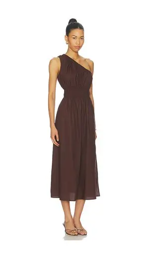 Rails Selani One-shoulder Dress - Espresso