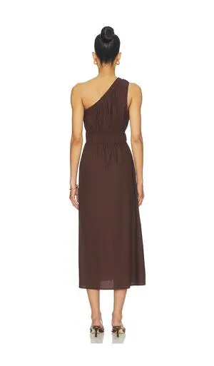 Rails Selani One-shoulder Dress - Espresso