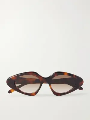 Loewe Slim Cat-eye Sunglasses - Tortoiseshell