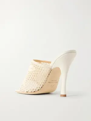 Magda Butrym Crocheted Open Toe Sandals