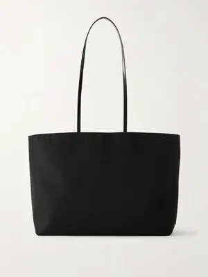 VALESQUE Parcel Leather-trimmed Tote Bag