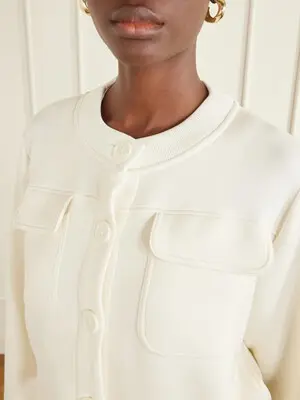 Varley Cropped Cardigan - Neutrals