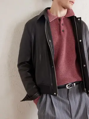 Aimé Leon Dore Knitted Cotton-blend Polo Sweater