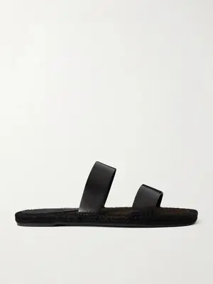 CastaÑer Kenny Leather Sandals - Black