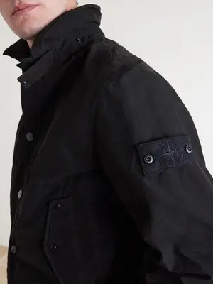 Stone Island Ghost David Garment-dyed Canvas Jacket