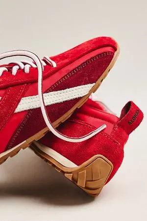 ALOHAS Tb 304 Colorblock Lace-up Sneakers - Red