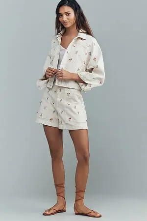 PILCRO Tulip Print Jacket