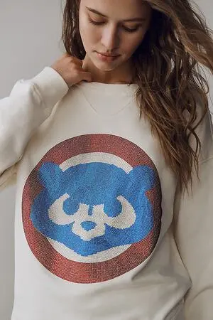 Terez Terez MLB Crew Neck Sweatshirt Cubs