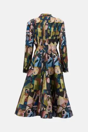 Anrealage Jacquard Patchwork Coatlet - Multicolor