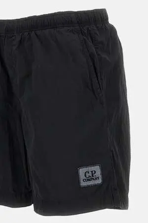 C.P. COMPANY Eco-chrome Beach Shorts - Black