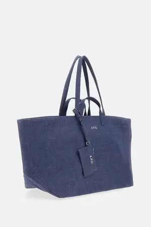 A.p.c. Large Le Drummer Tote Bag - Blue