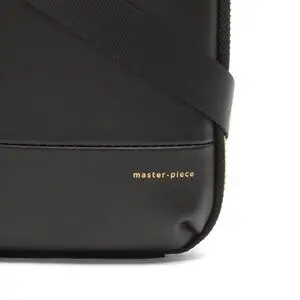 MASTER-PIECE CO Gloss Leather Shoulder Bag - Black