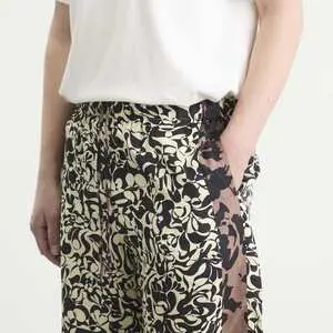 Dries Van Noten Squiggle Border Print Shorts