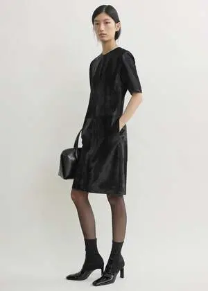 TOTEME Leather T-shirt Dress