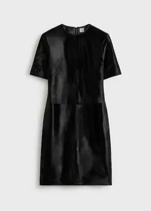 TOTEME Leather T-shirt Dress